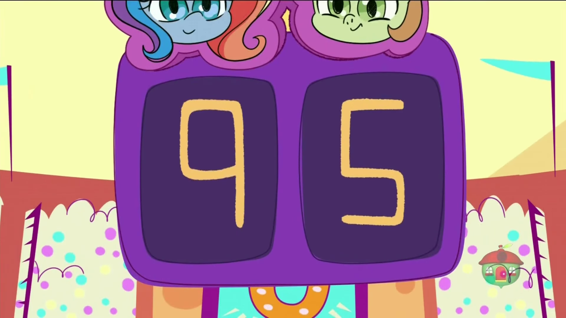 #2444943 - safe, screencap, clover swirl, cut scene, fluttershy, orange ...