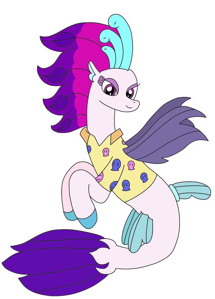 #2451513 - safe, artist:supahdonarudo, queen novo, seapony (g4), fanfic ...