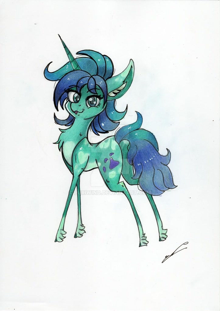 #2452092 - safe, artist:luxiwind, oc, oc:periwinkle sweet, pony ...