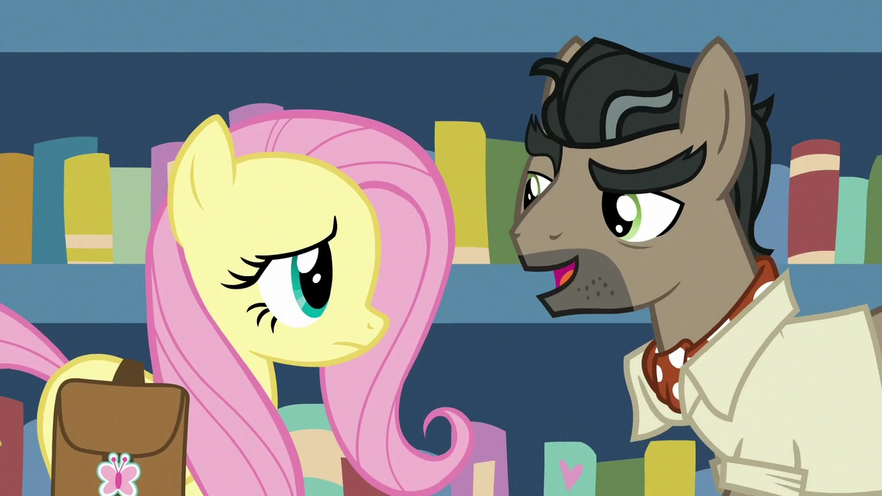 #2454763 - safe, screencap, doctor caballeron, fluttershy, earth pony ...