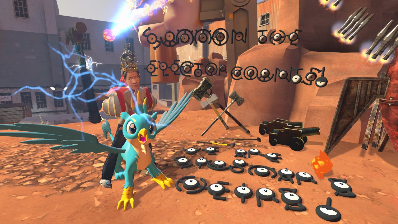 #2456091 - safe, artist:horsesplease, gallus, griffon, human, unown, g4 ...