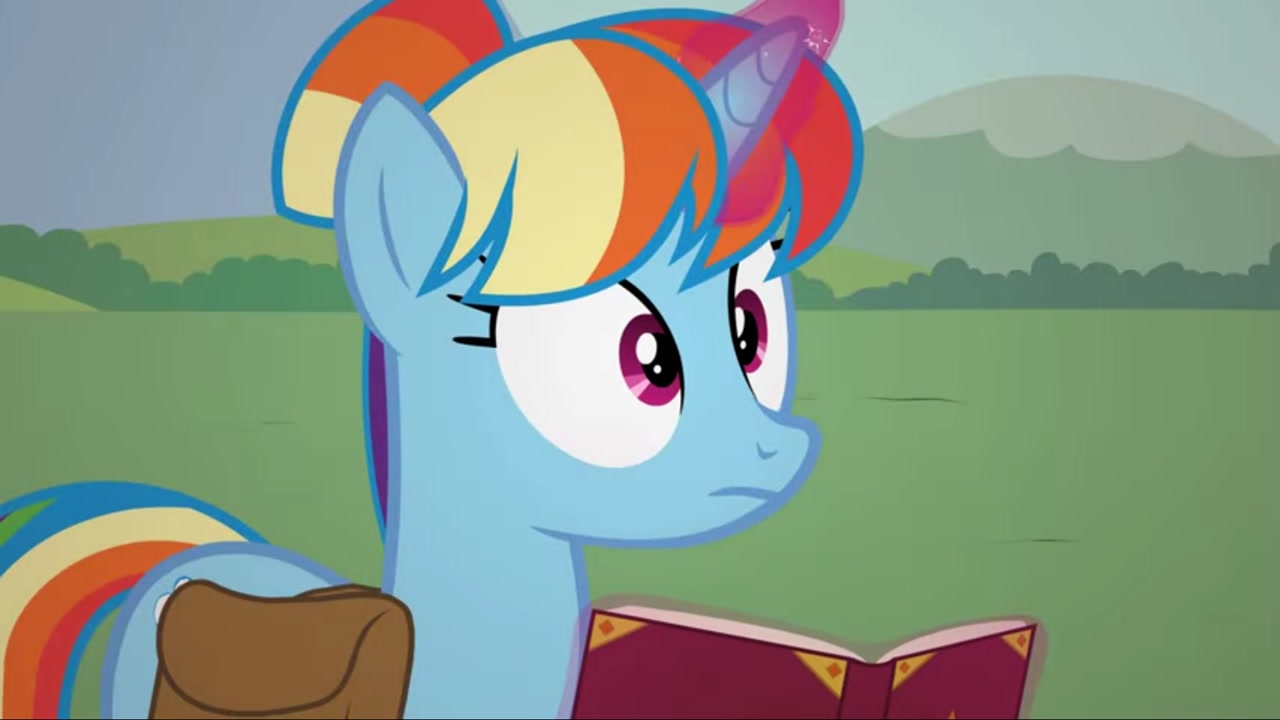 #2439784 - safe, artist:agrol, rainbow dash, pony, unicorn, let's start ...