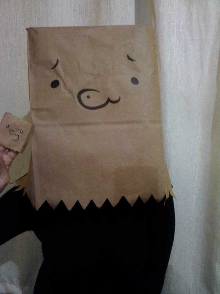 #2440775 - safe, artist:paperbagpony, oc, oc:paper bag, human, irl, irl ...