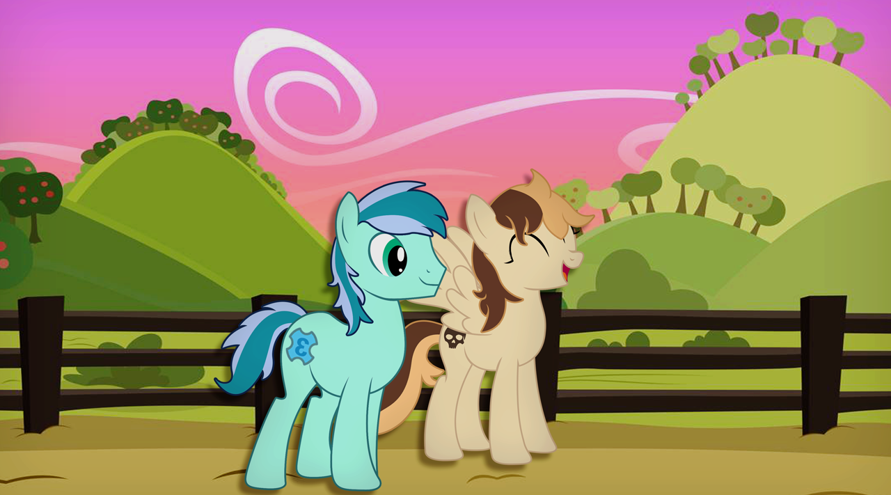 #2441032 - safe, artist:third uncle, artist:艾普, edit, oc, oc only, oc ...