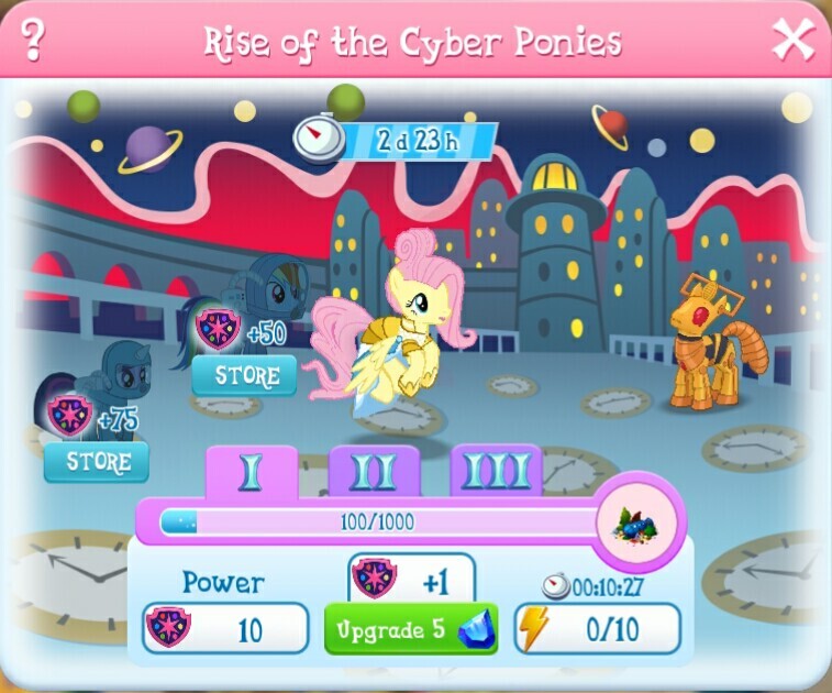 #2520970 - safe, gameloft, screencap, fluttershy, cyber pony, pegasus ...