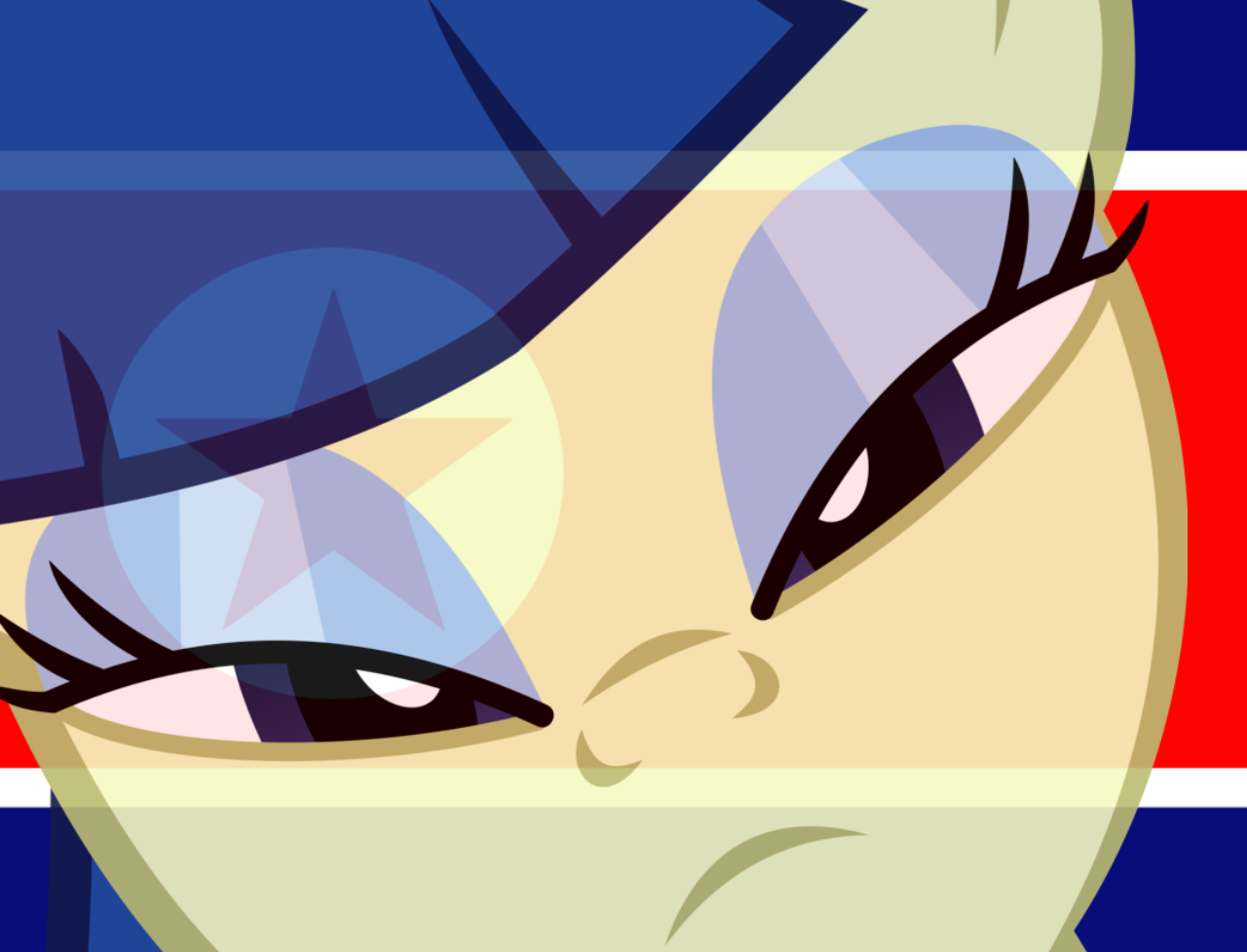 #2521389 - safe, powder rouge, pony, g4, asian pony, close-up, flag, hi ...