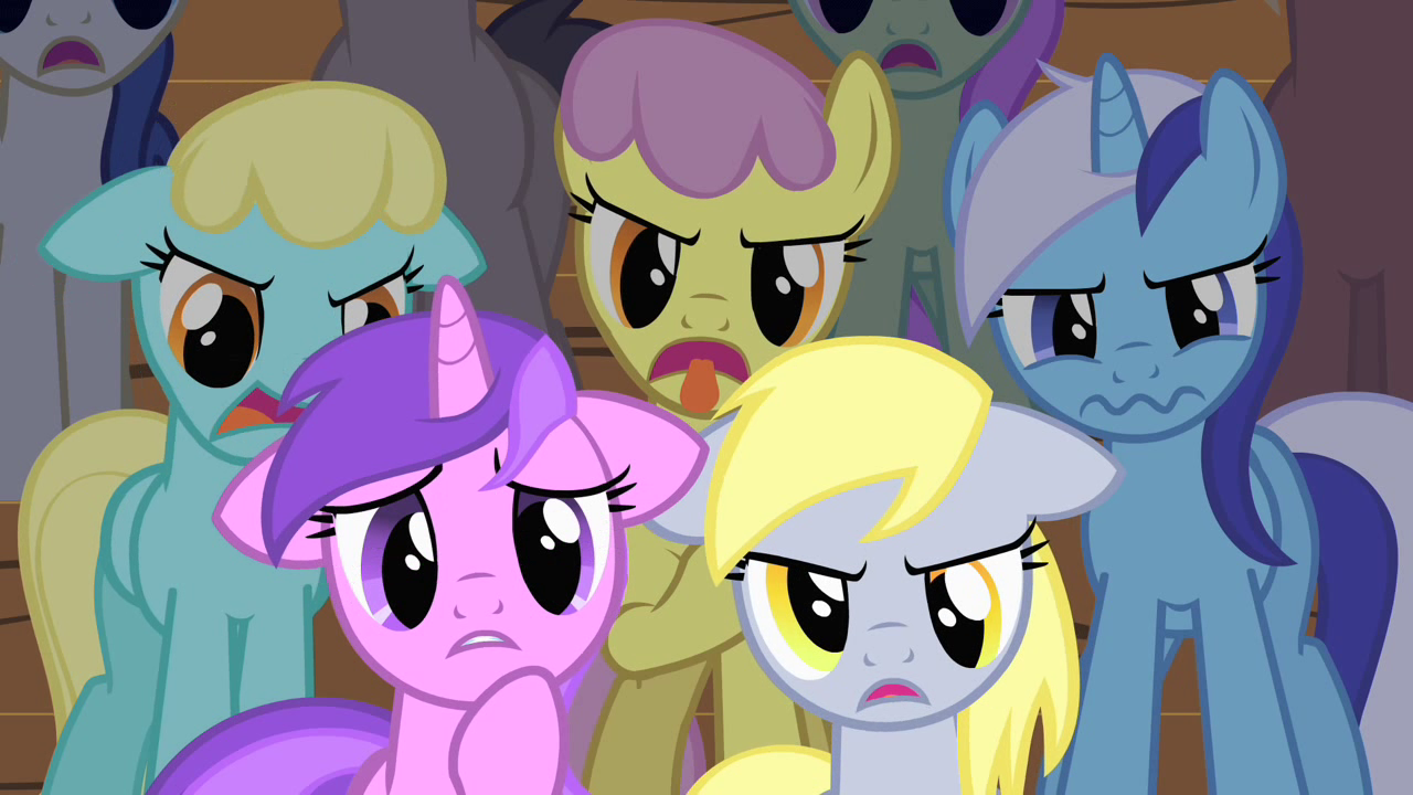 #2529005 - safe, screencap, amethyst star, bon bon, derpy hooves ...