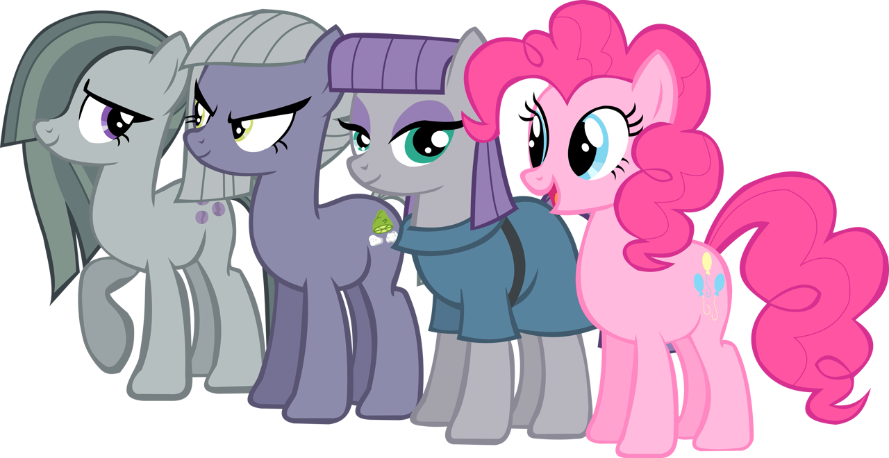 #2531518 - safe, artist:thebosscamacho, limestone pie, marble pie, maud ...