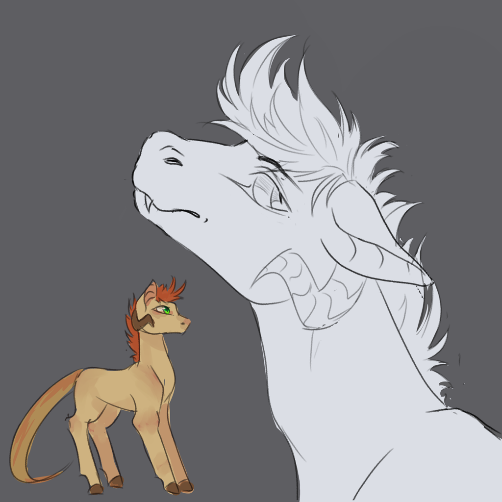 #2521426 - safe, artist:flaming-trash-can, oc, pony, high res, horns - Derpibooru