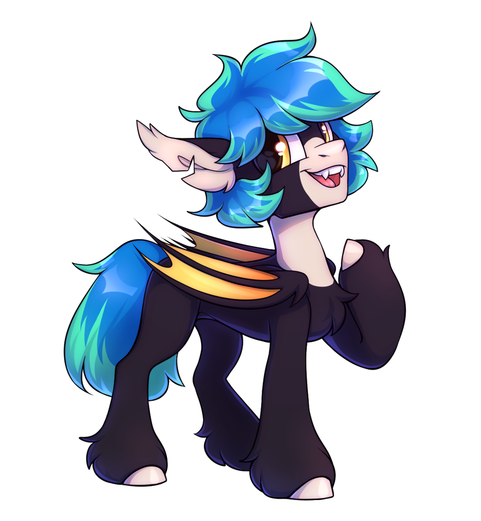 #2522088 - safe, artist:argigen, oc, oc only, oc:fran, bat pony, pony ...