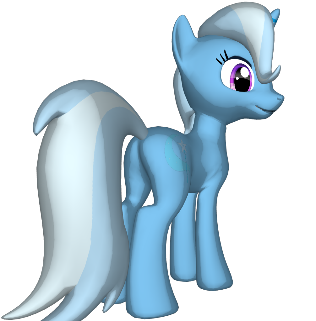 #2534085 - safe, artist:fenix00, trixie, pony, unicorn, g4, 3d, butt ...