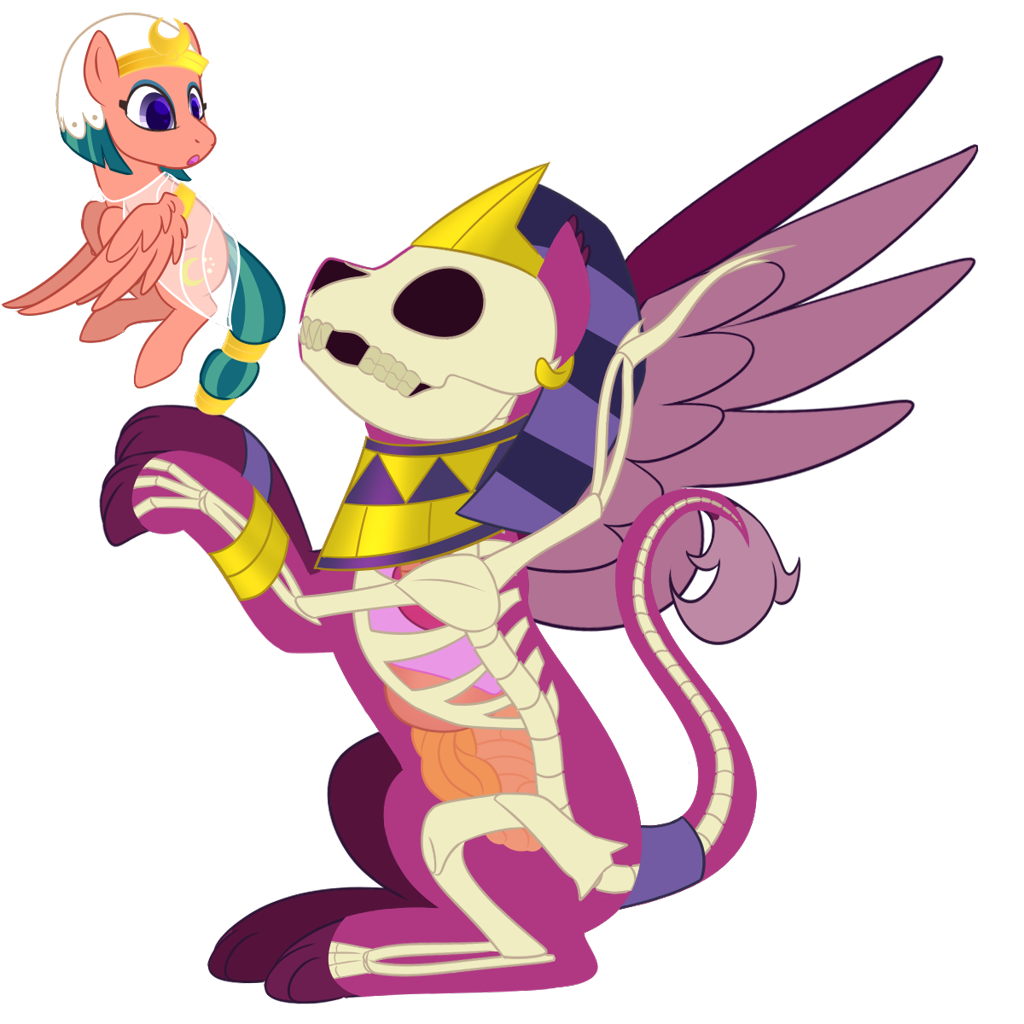 #2534783 - safe, artist:enigmadoodles, somnambula, the sphinx, pegasus ...