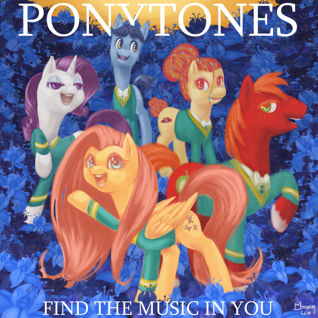 #2539679 - safe, artist:bloominglove, big macintosh, fluttershy, rarity ...