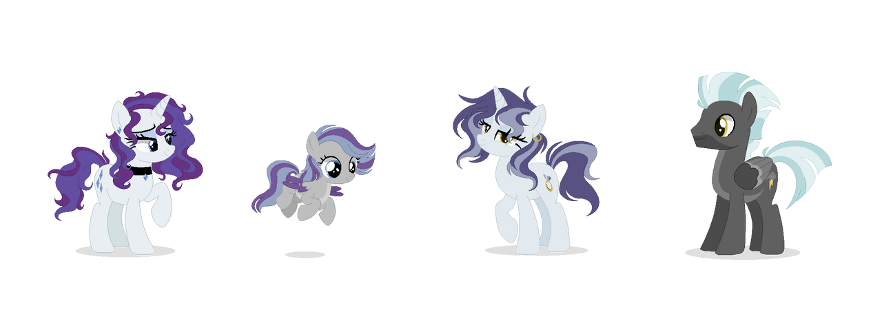 #2523727 - safe, artist:eriasky, rarity, thunderlane, oc, oc:jewelry ...