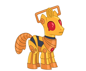 #2523880 - safe, gameloft, idw, cyber pony, cyberman, pony, g4 ...