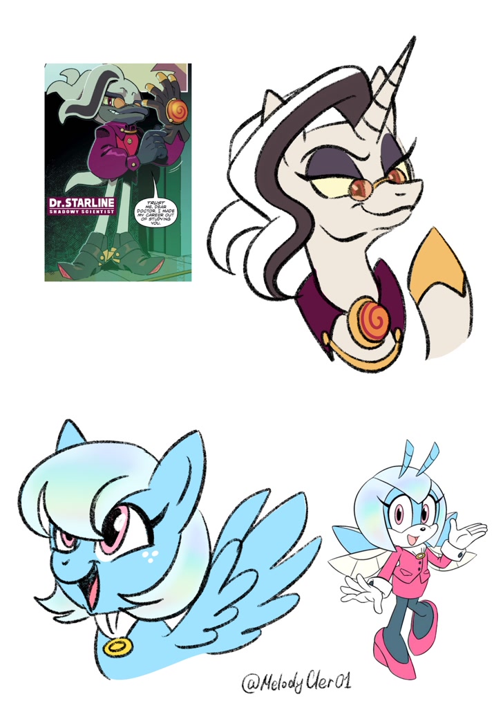 #2526823 - safe, artist:melodycler01, idw, pegasus, pony, unicorn, dr ...