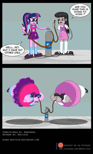 Inflation Cartoon Girls