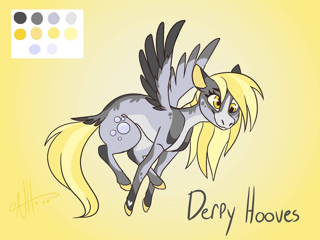 #2722270 - safe, artist:teety_whoops, derpy hooves, pegasus, pony, g4 ...