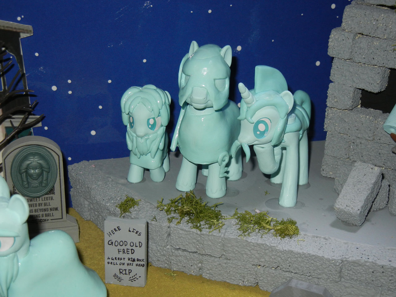 #2722299 - safe, artist:silverband7, ghost, ghost pony, facial hair ...