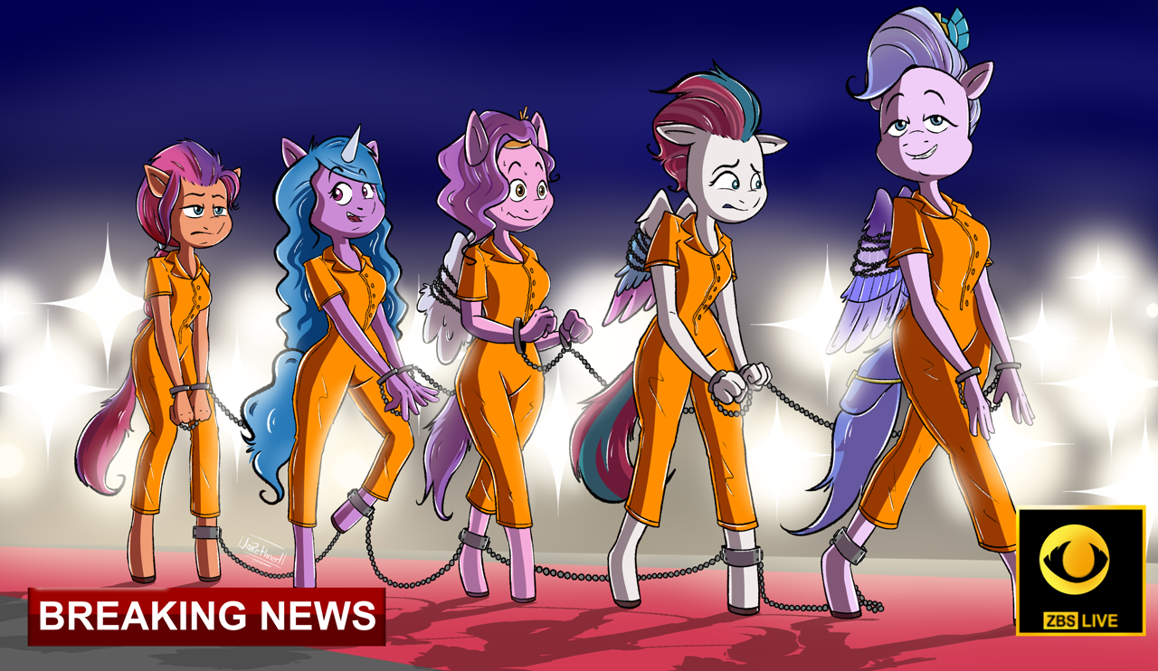 #2724754 - safe, artist:jarethnerl, izzy moonbow, pipp petals, queen ...