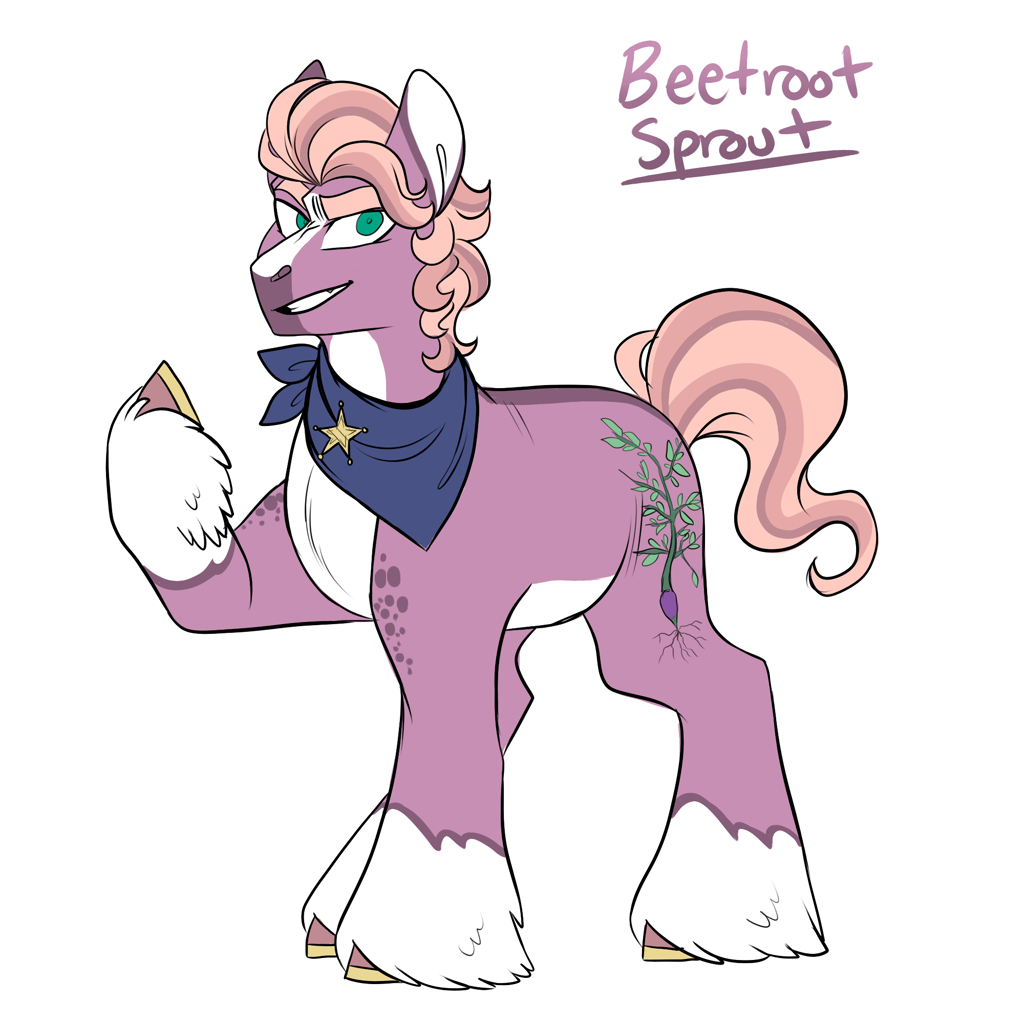 #2726504 - safe, artist:gingygin, sprout cloverleaf, oc, oc only, earth ...