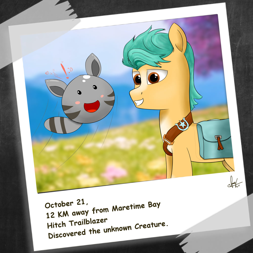 #2727999 - safe, artist:habiepon3, hitch trailblazer, earth pony, pony ...