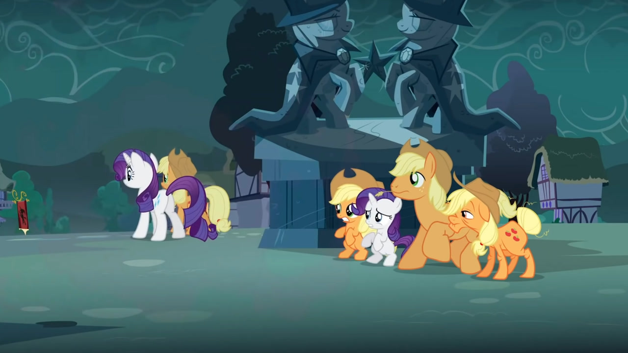 #2728932 - safe, screencap, apple bloom, applejack, big macintosh ...
