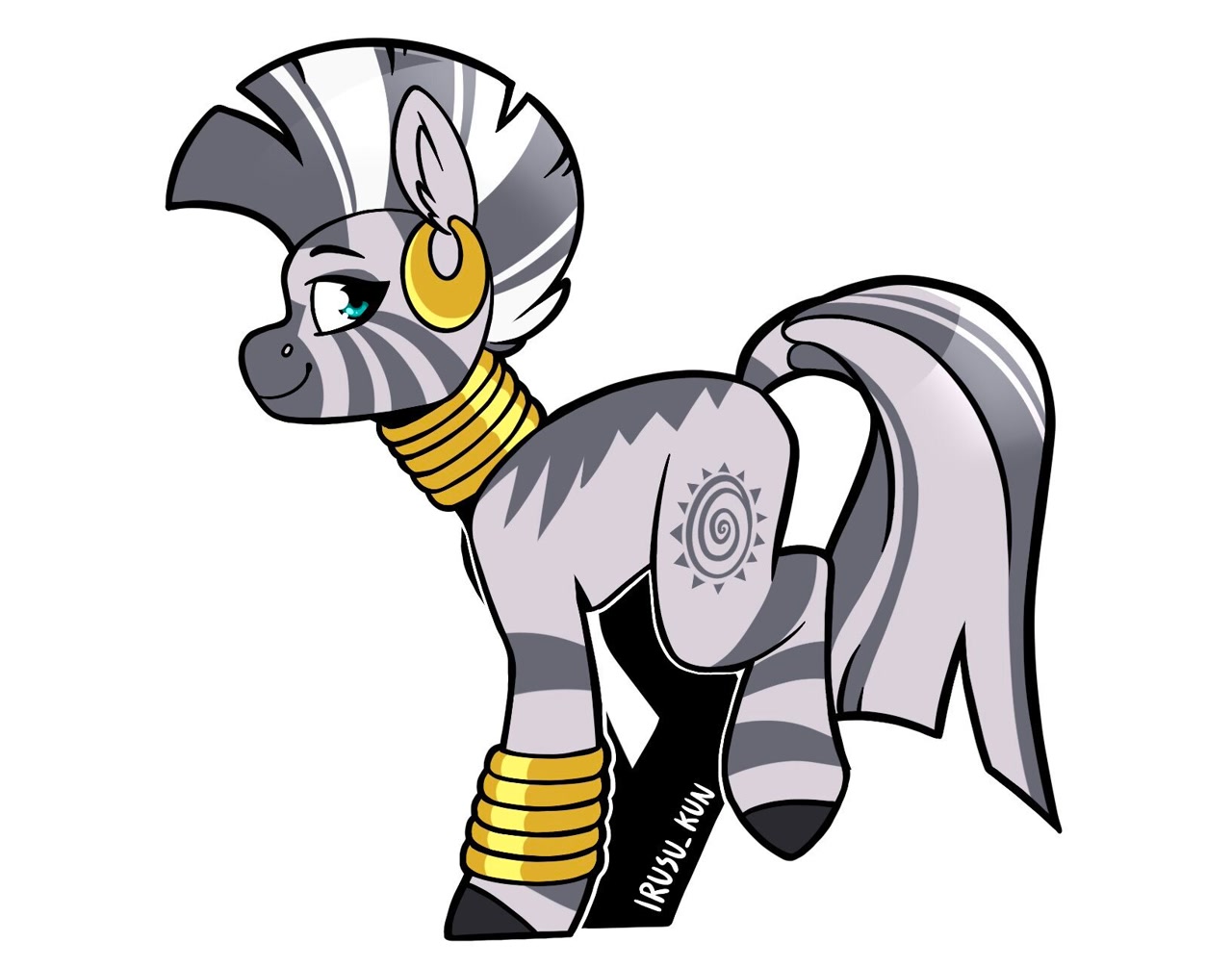#2730897 - safe, artist:lrusu, zecora, pony, zebra, g4, bracelet, ear ...