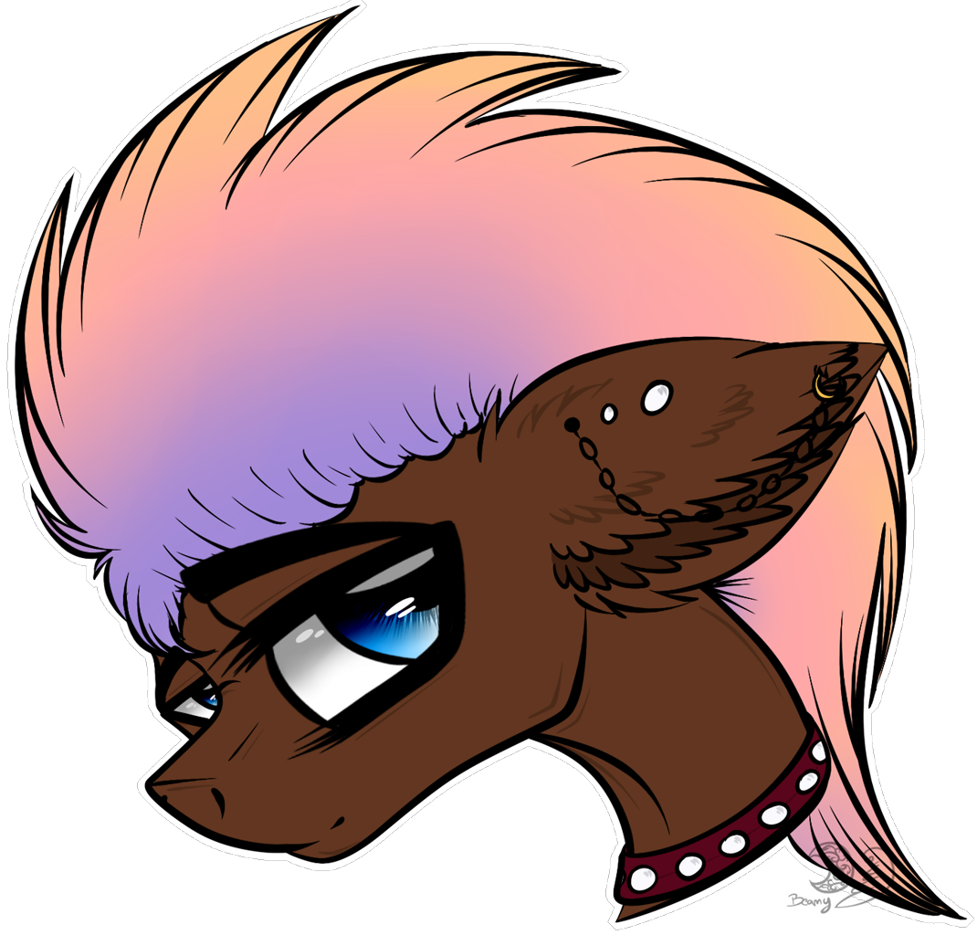 #2731523 - safe, artist:beamybutt, oc, oc only, earth pony, pony, bust ...