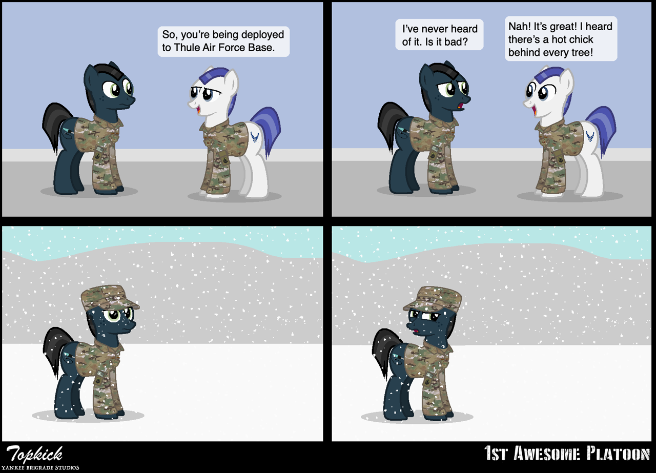 #2732144 - safe, artist:topkick, earth pony, pony, 1st awesome platoon ...