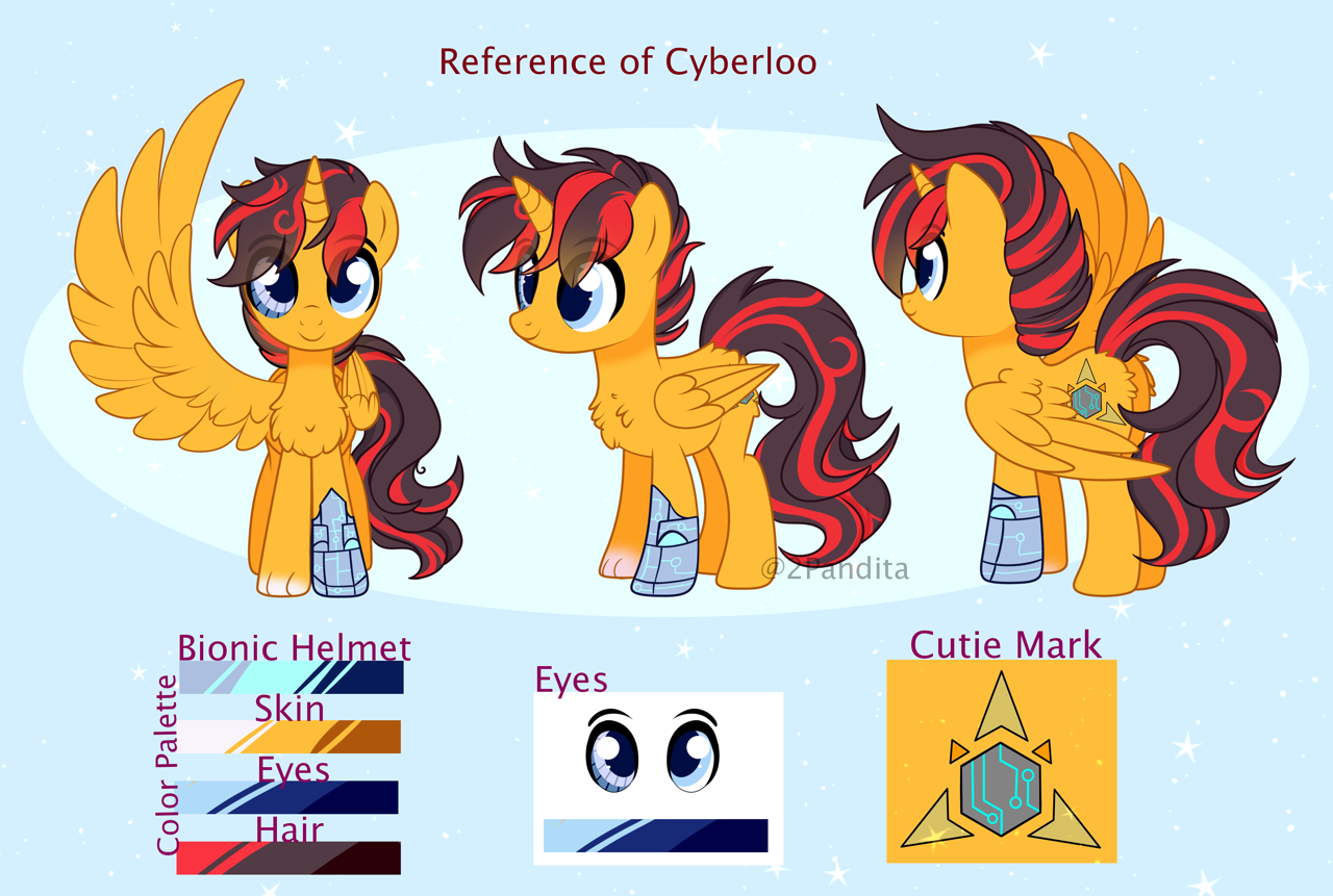 #2735218 - safe, artist:2pandita, oc, oc only, oc:cyberloo, alicorn ...