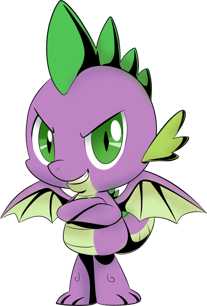 #2735423 - safe, artist:idolnya, spike, dragon, cocky, free to use, png ...