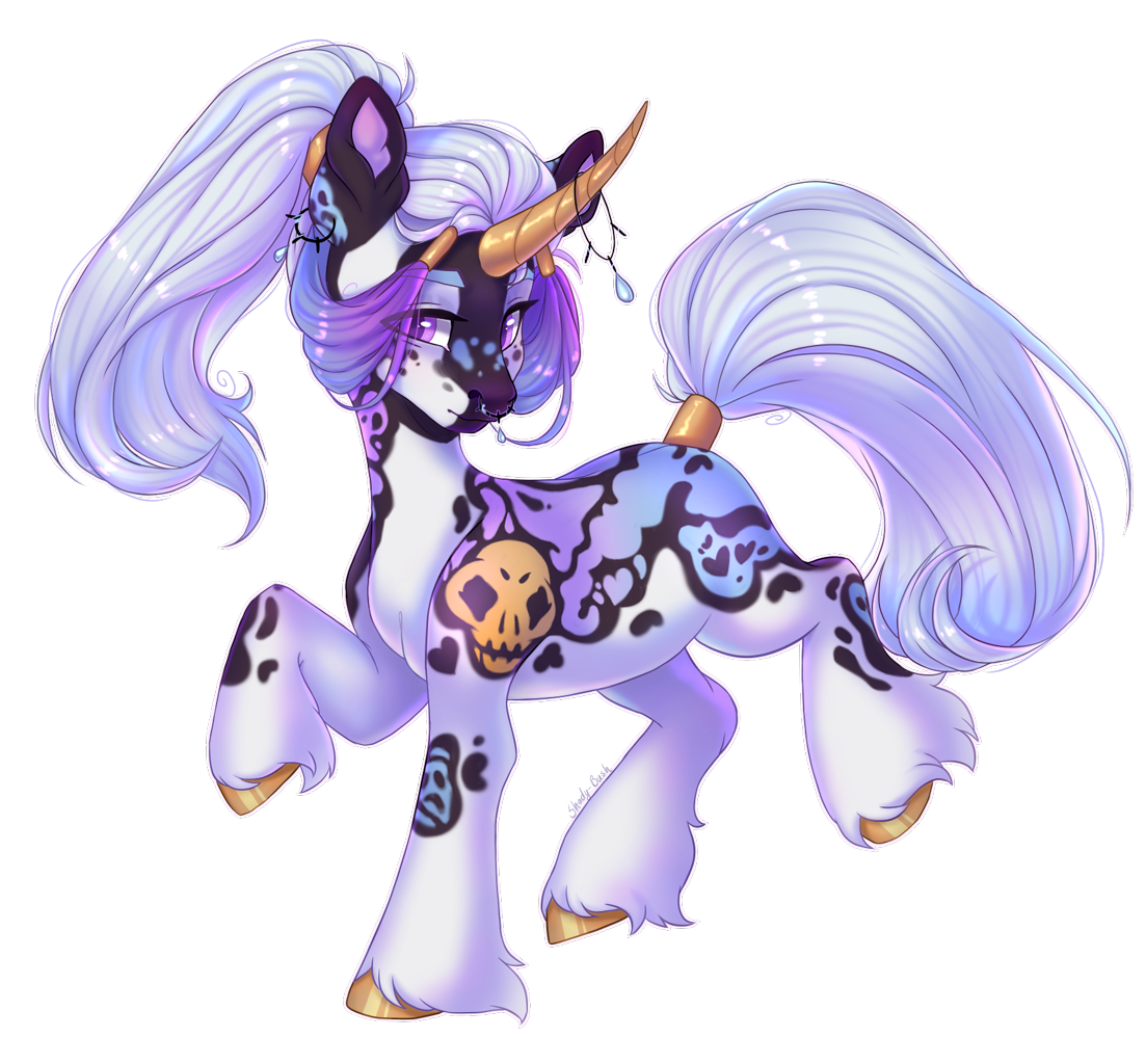 #2735799 - safe, artist:shady-bush, oc, oc only, oc:raven (akiiichaos ...