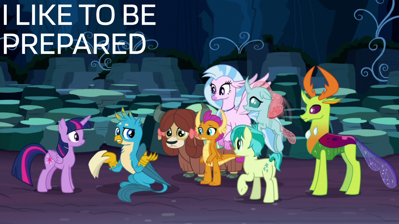 #2742726 - safe, edit, edited screencap, editor:quoterific, screencap, gallus, ocellus, sandbar ...