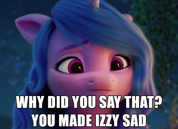 #2743937 - safe, edit, edited screencap, screencap, izzy moonbow, pony ...