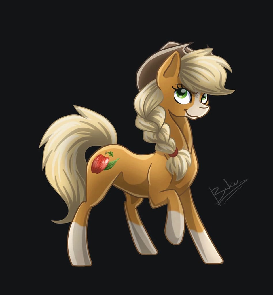 #2744073 - safe, artist:bakud, earth pony, pony, applejack (g5 concept ...