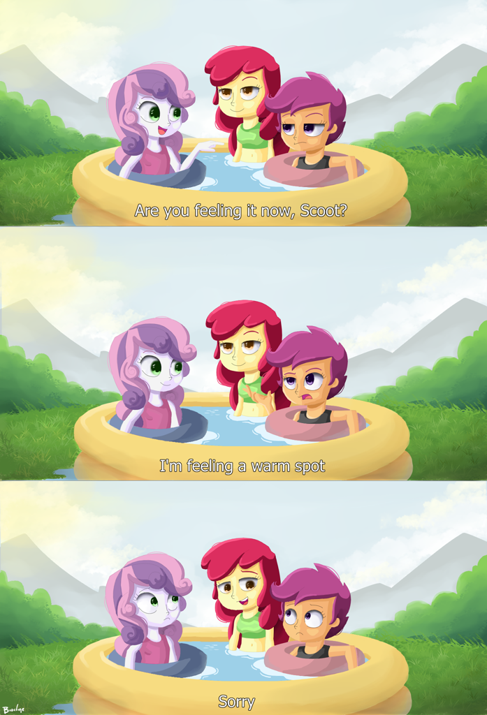 #2744331 - safe, artist:biocrine, apple bloom, scootaloo, sweetie belle ...