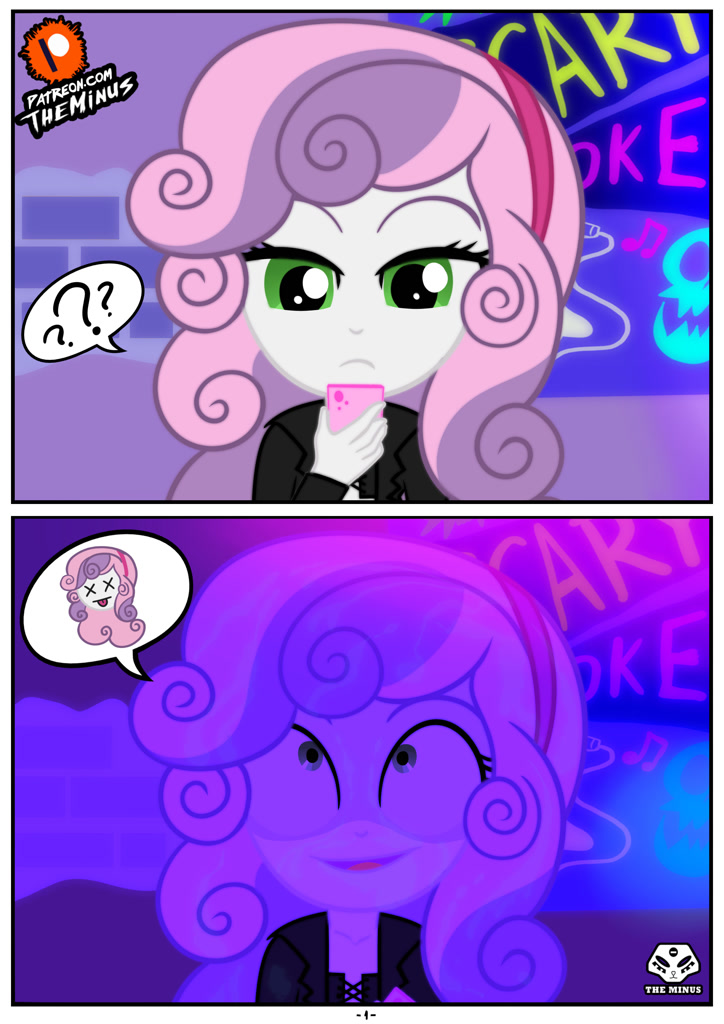 #2744834 - suggestive, artist:theminus, sweetie belle, human, equestria ...