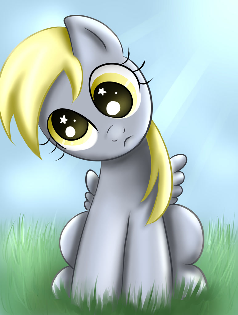 #2746259 - safe, artist:markianatc, derpy hooves, pegasus, pony, cute ...