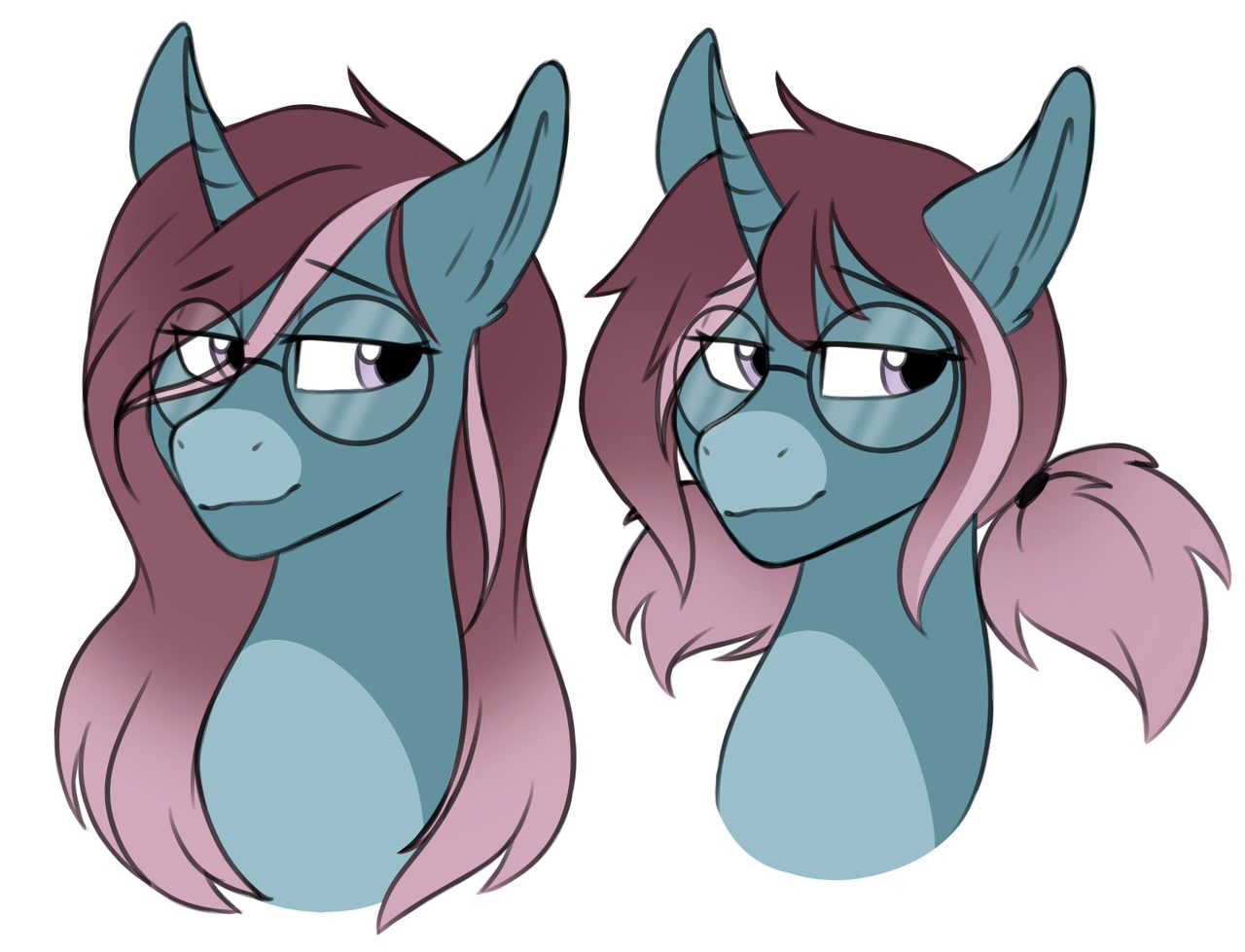 #2748529 - safe, artist:zahsart, oc, oc only, pony, unicorn, curved ...