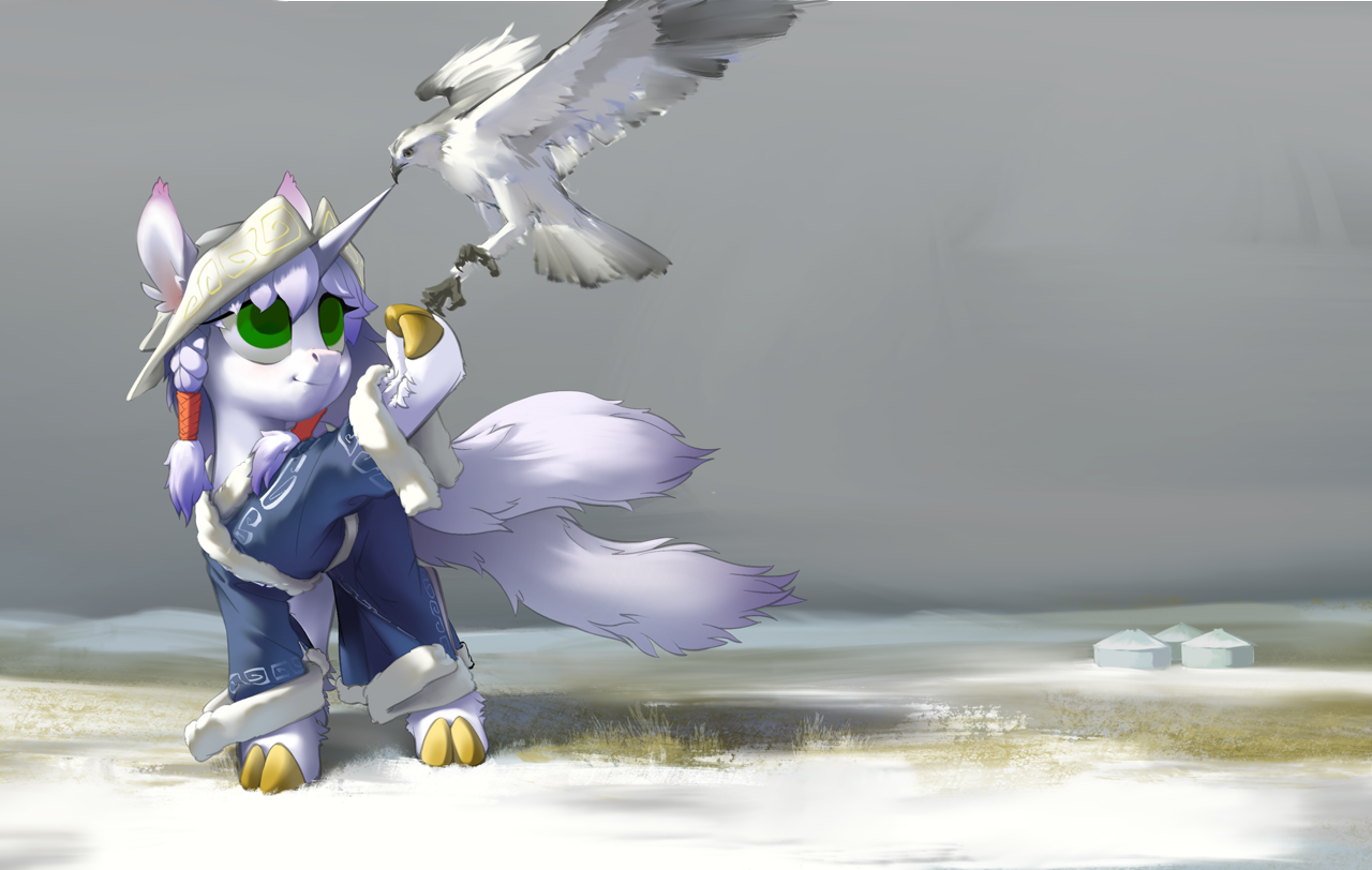 #2748651 - safe, artist:blue ink, oc, oc only, oc:yanling, bird ...