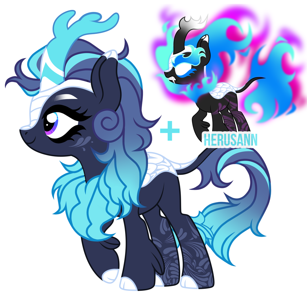 #2748743 - safe, artist:herusann, oc, oc only, kirin, nirik, base used, eyelashes, female, high ...