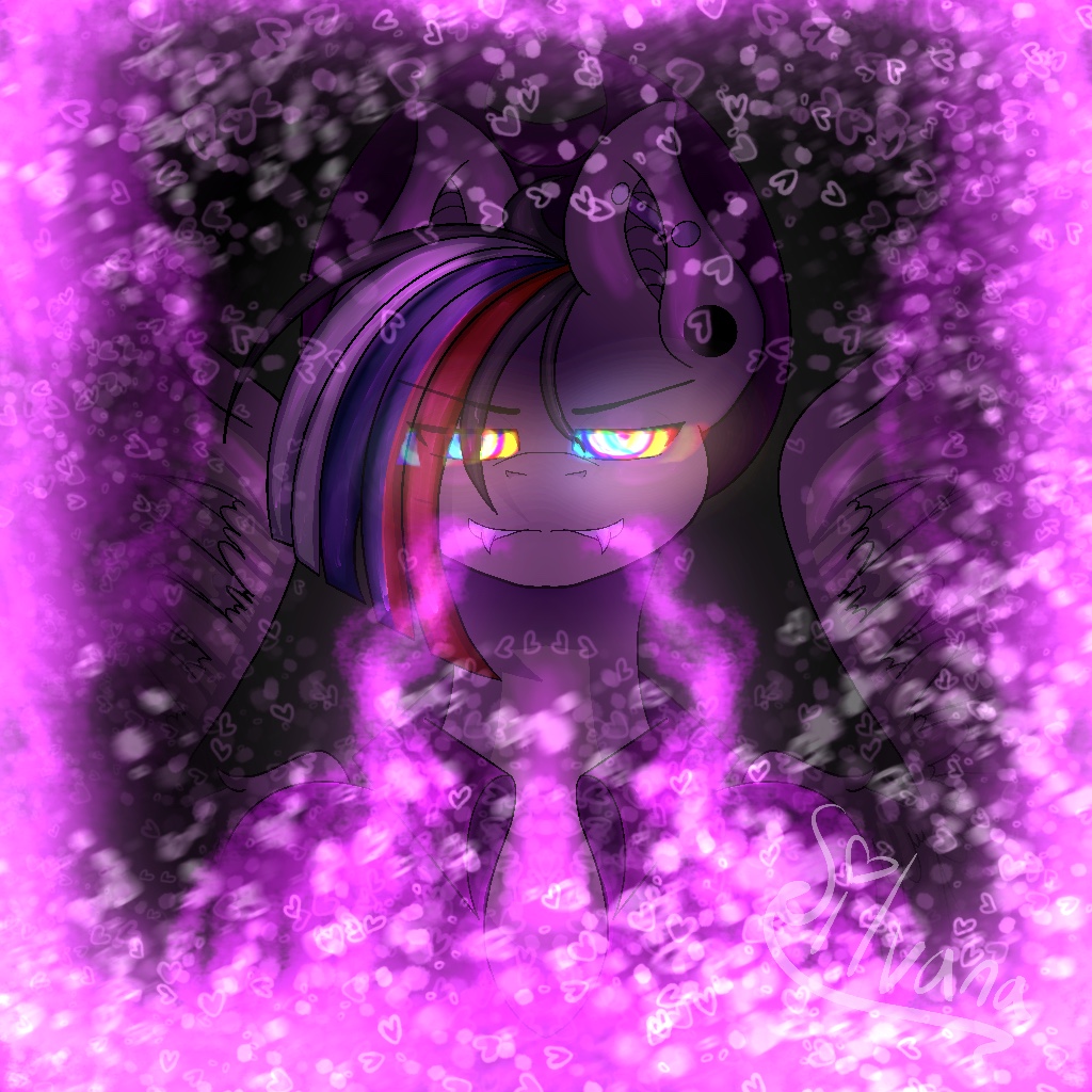 #2750477 - safe, artist:silvanadraws, oc, oc:max blade, demon, bangs ...