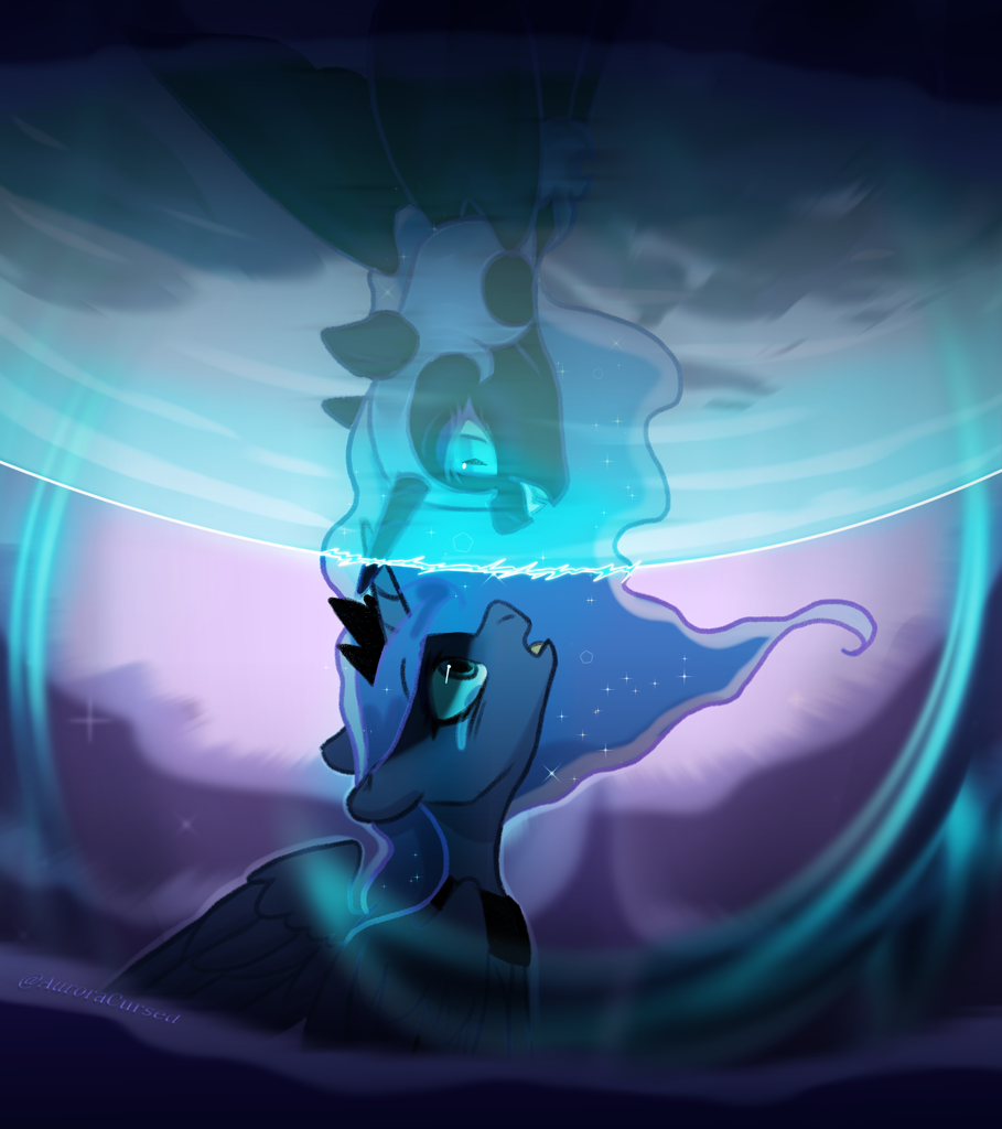 #2750780 - safe, artist:auroracursed, nightmare moon, princess luna ...
