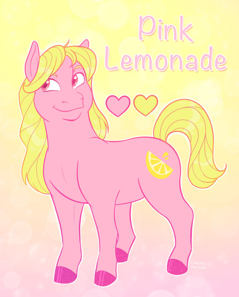 #2750946 - safe, artist:goldypirate, oc, oc only, oc:pink lemonade, earth pony, pony, abstract ...