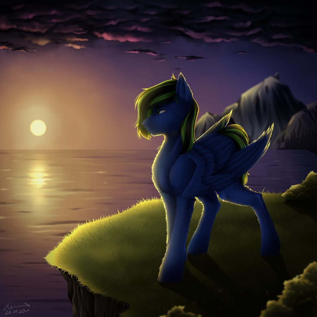 #2752519 - safe, artist:lunciakkk, oc, oc only, oc:zultar green, pony ...