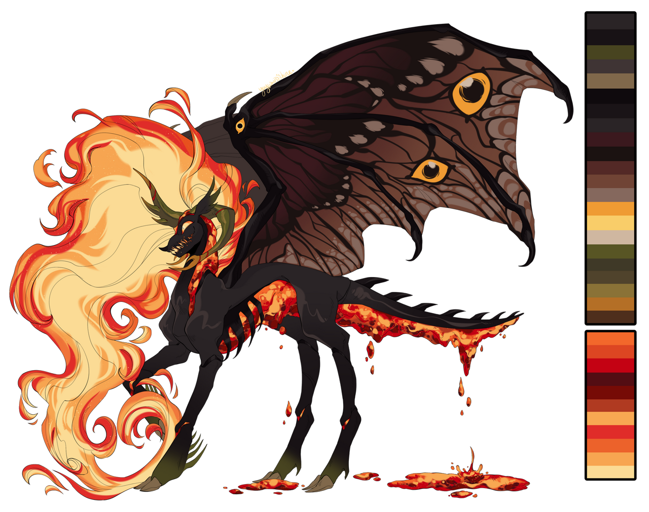 #2738020 - safe, artist:yuyusunshine, oc, oc only, alicorn, pony, fire ...