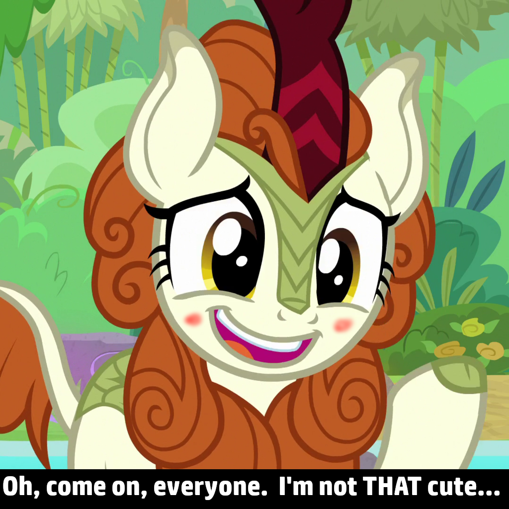 #2739344 - safe, edit, edited screencap, screencap, autumn blaze, kirin, g4, sounds of silence ...