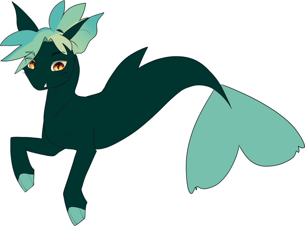 #2740174 - safe, artist:witchtype, oc, oc only, seapony (g4), dorsal ...