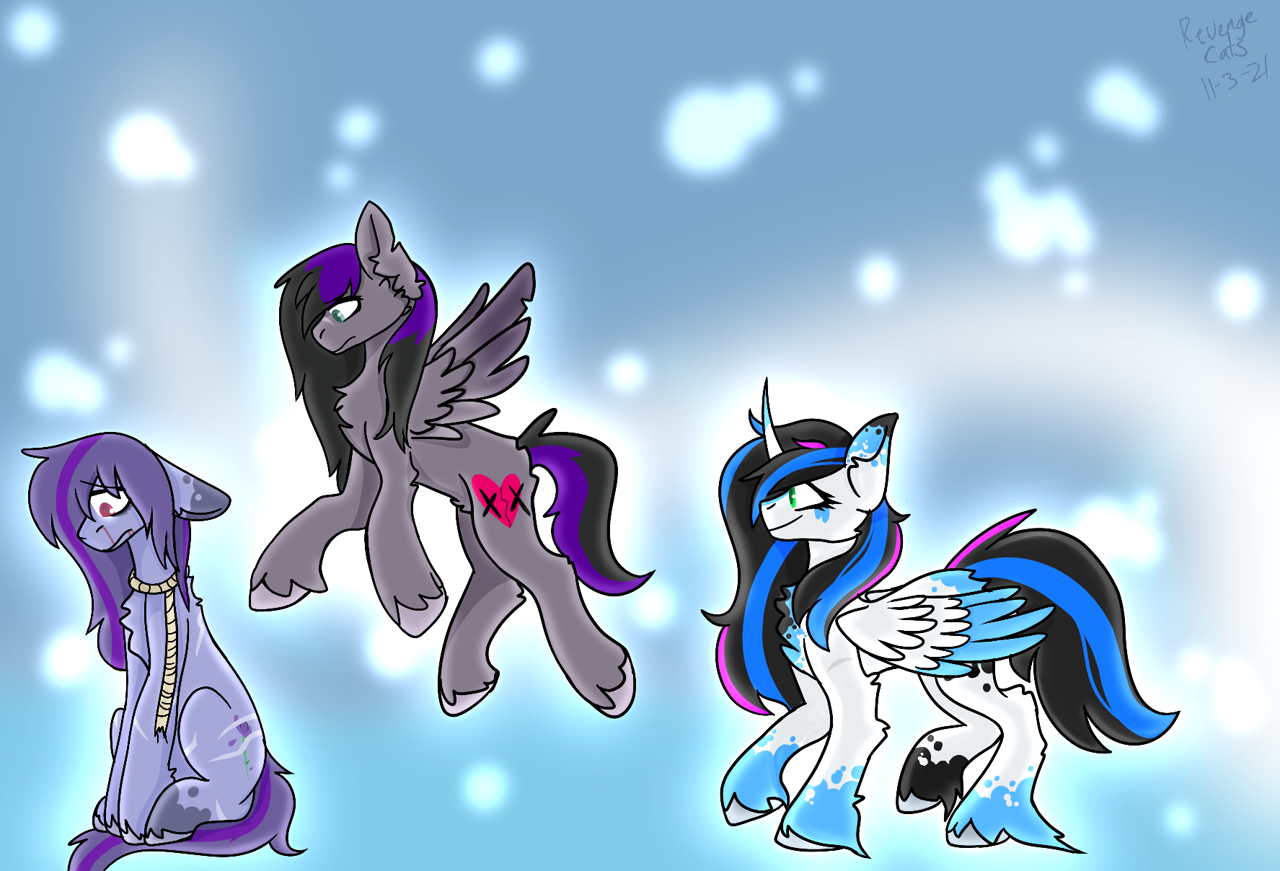 #2740328 - semi-grimdark, artist:revenge.cats, oc, oc:azure song, oc ...